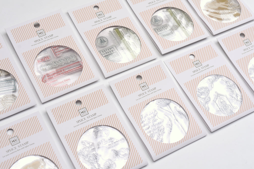 MU Lifestyle Record Life Clear Stamp Set – Yoseka Stationery