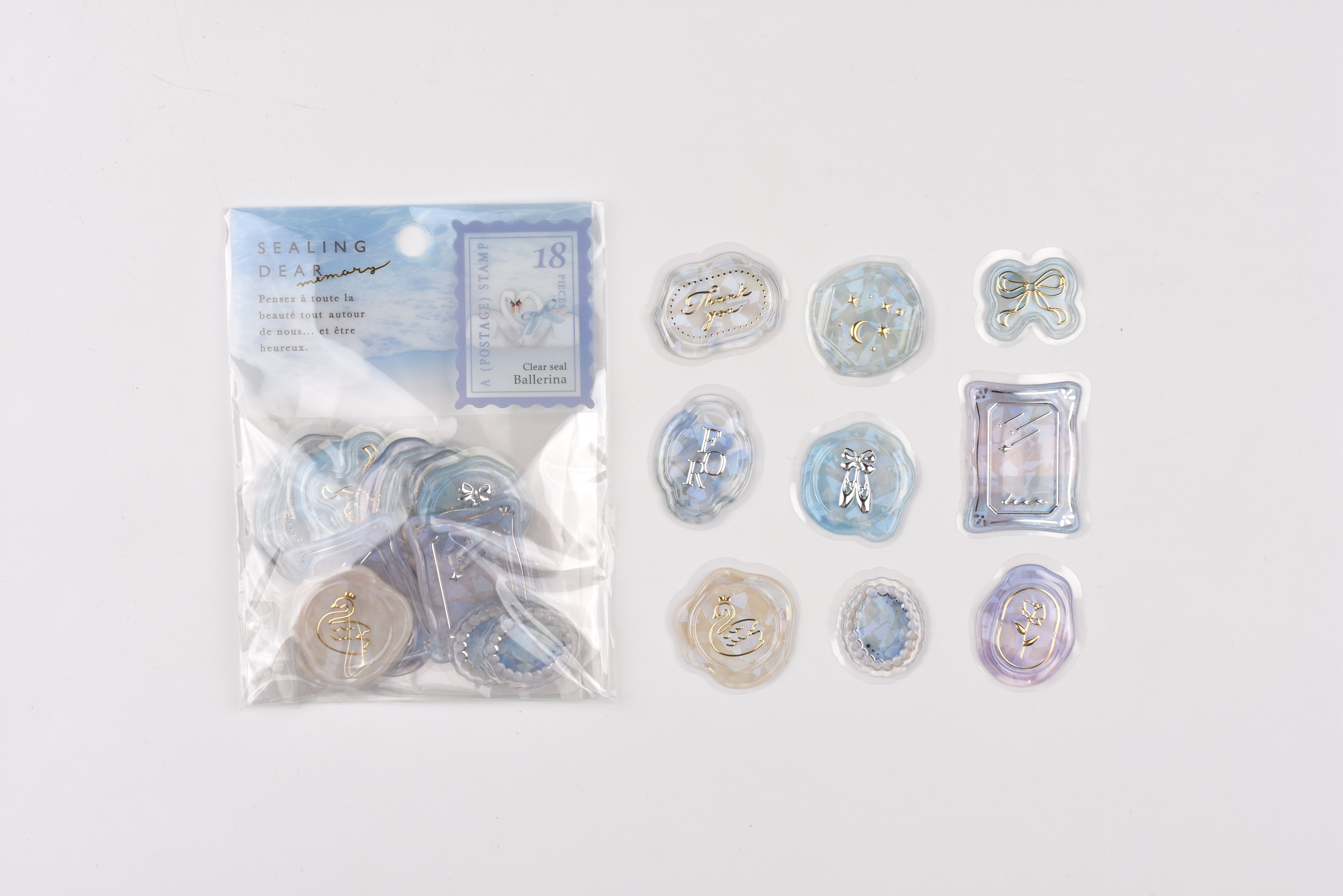 Q-Lia Sealing Dear Memory Clear Seal - Ballerina – Yoseka Stationery