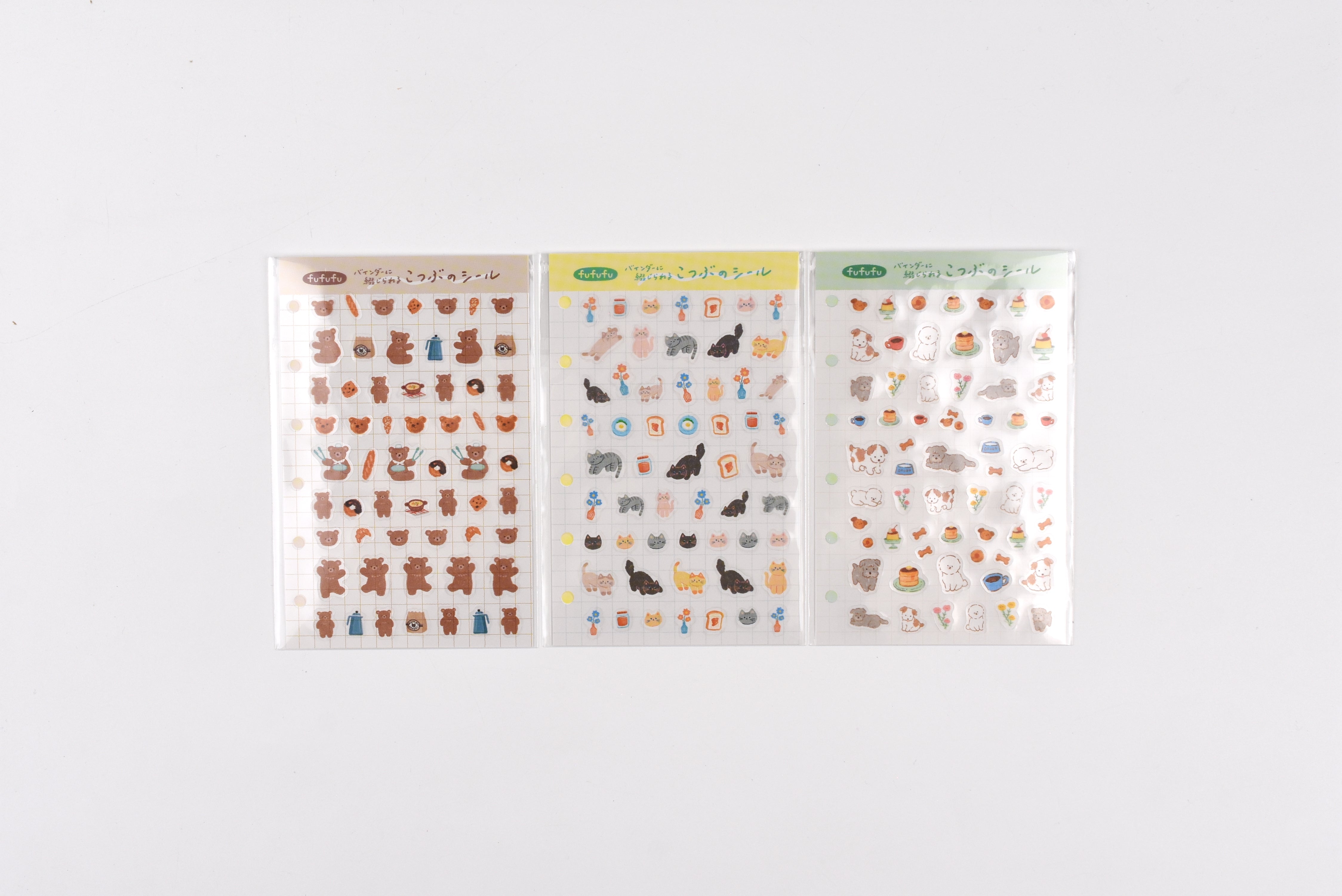 Furukawa Paper Sticker Sheet - fufufu Notebook – Yoseka Stationery
