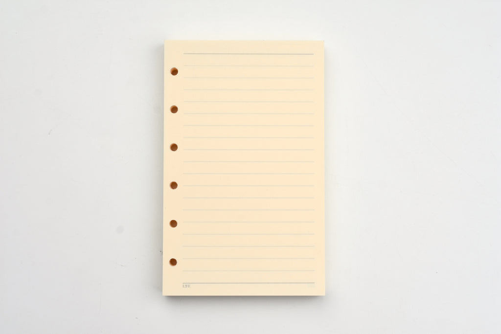 Life Noble Note - Pocket Size Ringed Refill - Ruled – Yoseka Stationery