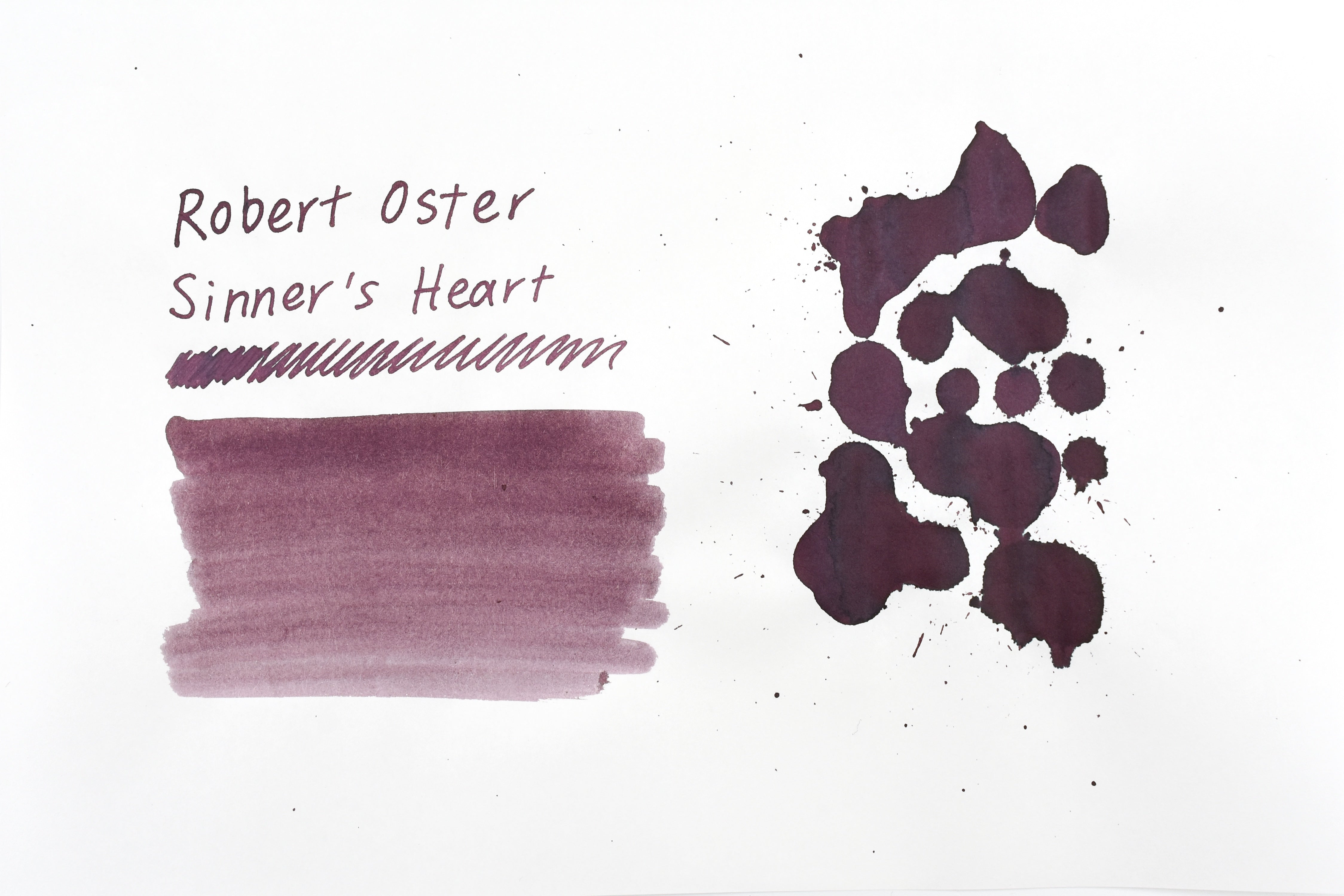 Robert Oster Signature Ink - Sinner's Heart - 50ml – Yoseka Stationery