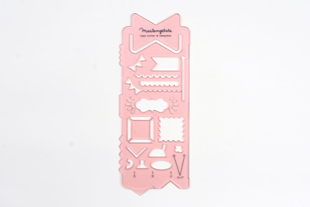 Kutsuwa Mastemplate - Washi Tape Cutter & Stencil – Yoseka Stationery