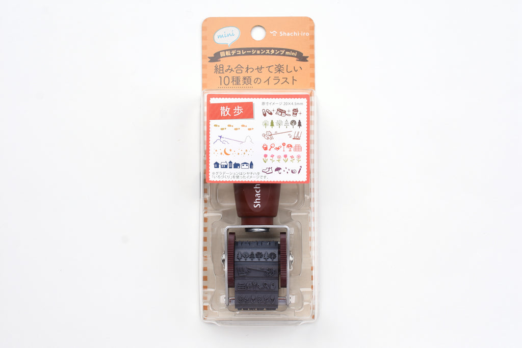 Shachihata Rotating Decoration Stamp - Mini – Yoseka Stationery
