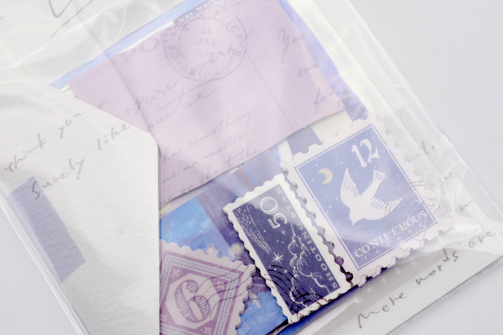 Mind Wave Landscape Sticker - Moonlight – Yoseka Stationery