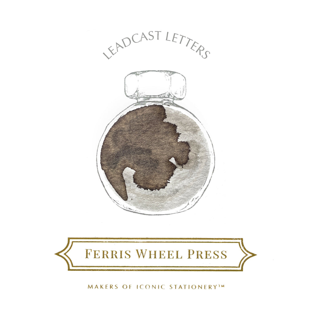 Ferris Wheel Press - Leadcast Letters – Yoseka Stationery