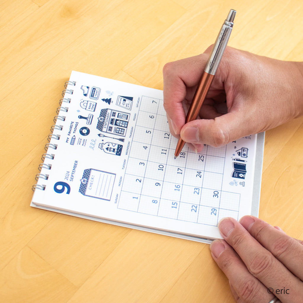 Shinnippon x eric - Desktop Calendar 2024 – Yoseka Stationery