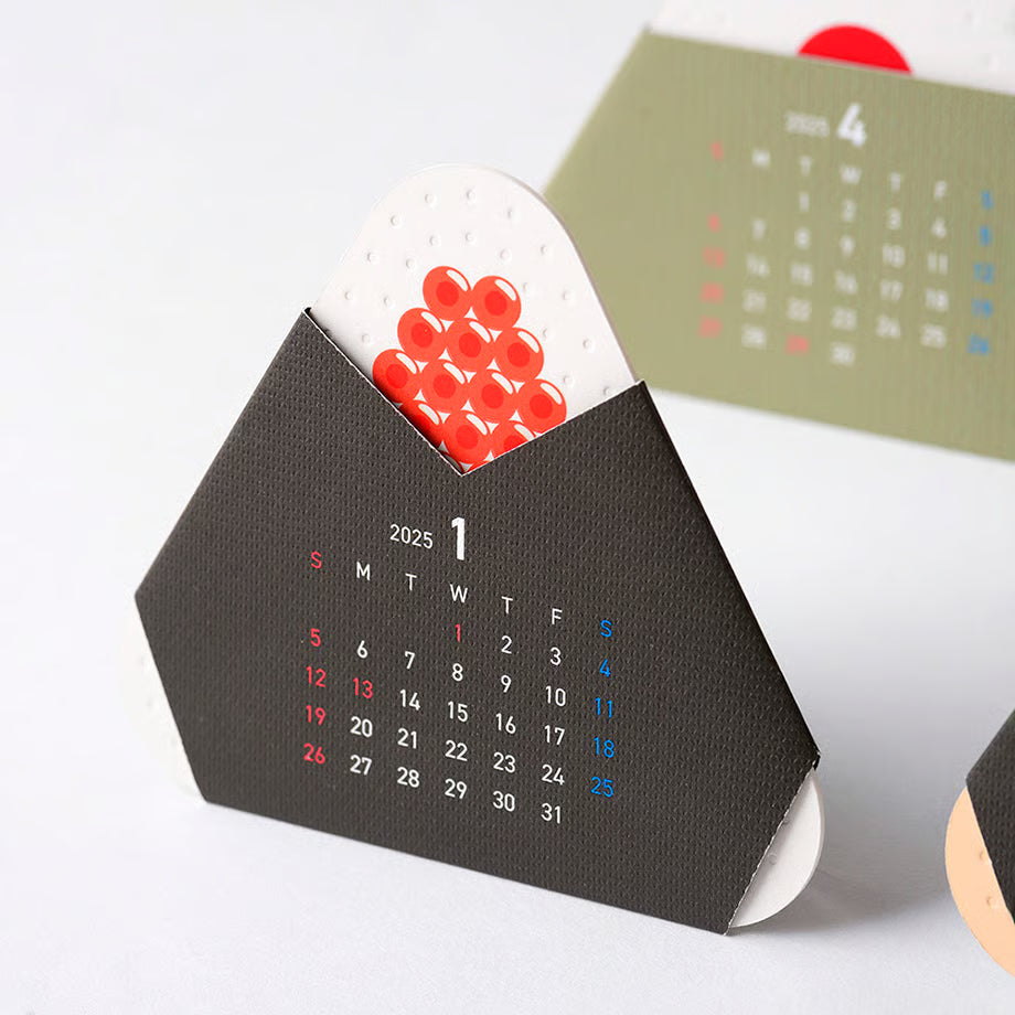 ICHIKUDO Tokyo Tsukiji Onigiri Calendar 2026 – Yoseka Stationery