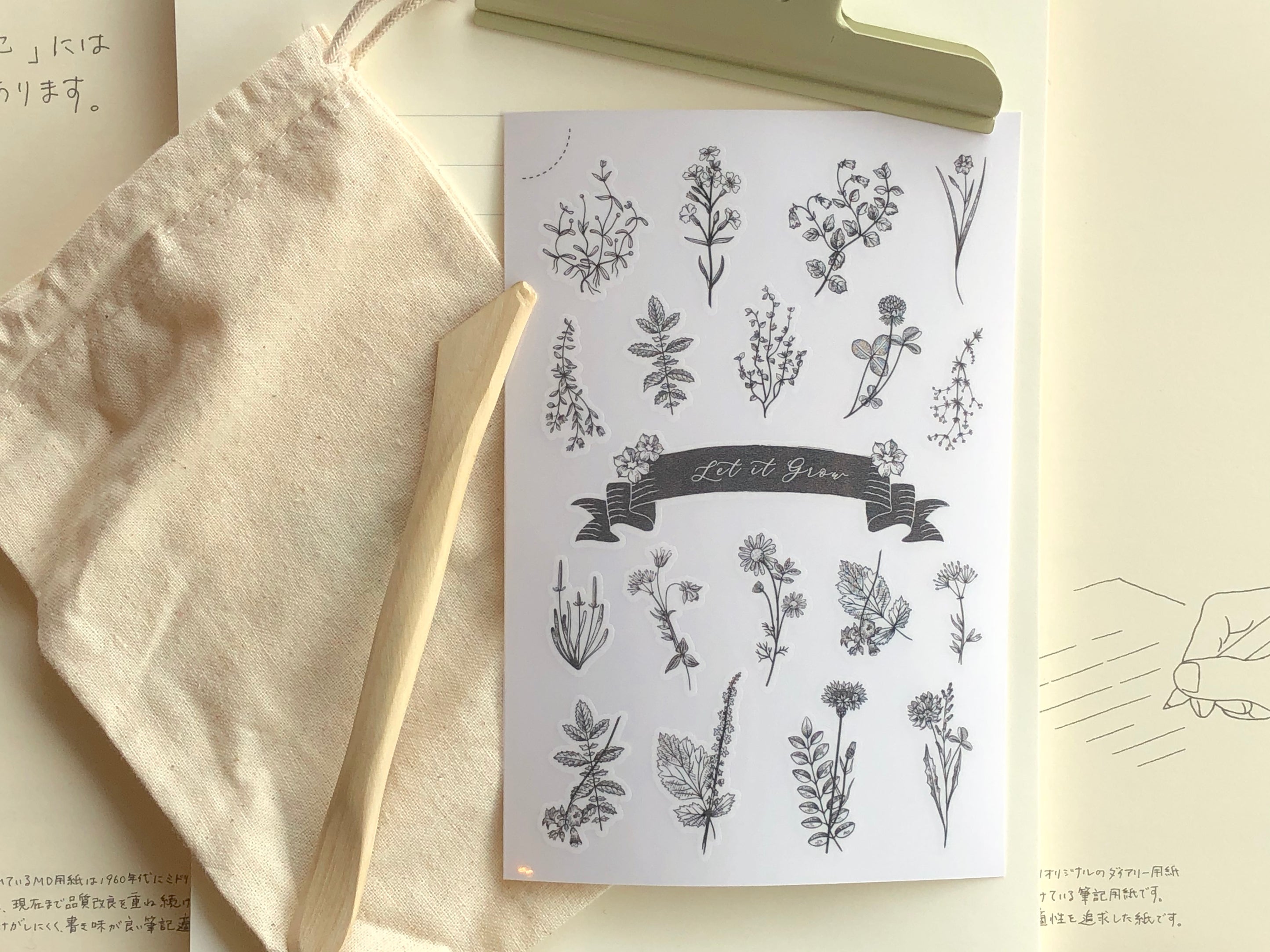 MU Printing Fabric Stickers - #8 – Yoseka Stationery