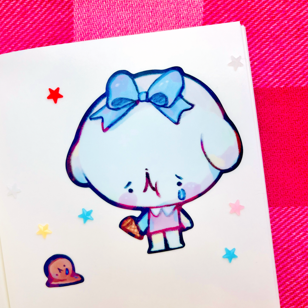 LAZI SOOZ Dropped Ice Cream Sticker – Yoseka Stationery