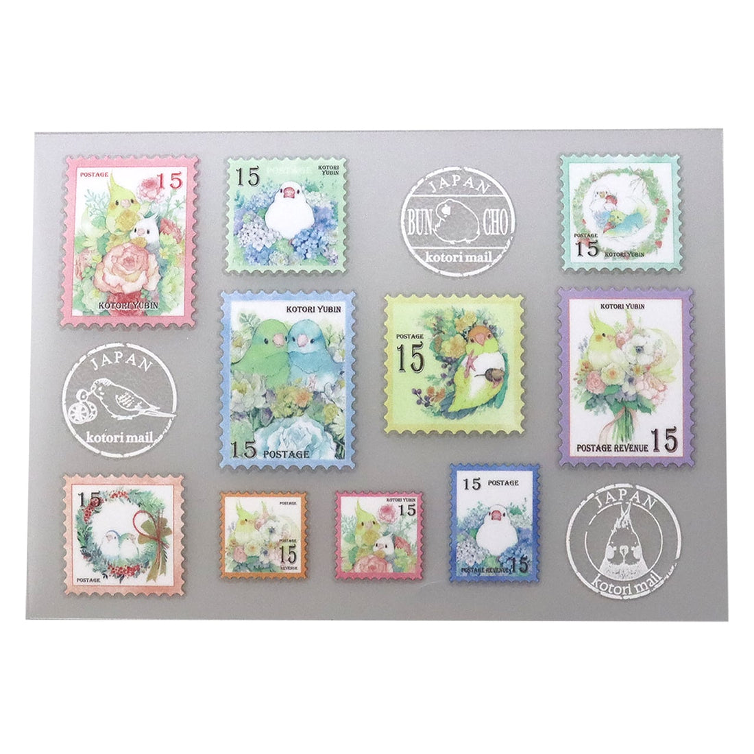 irodo Fabric Sticker - Kotori Stamp – Yoseka Stationery