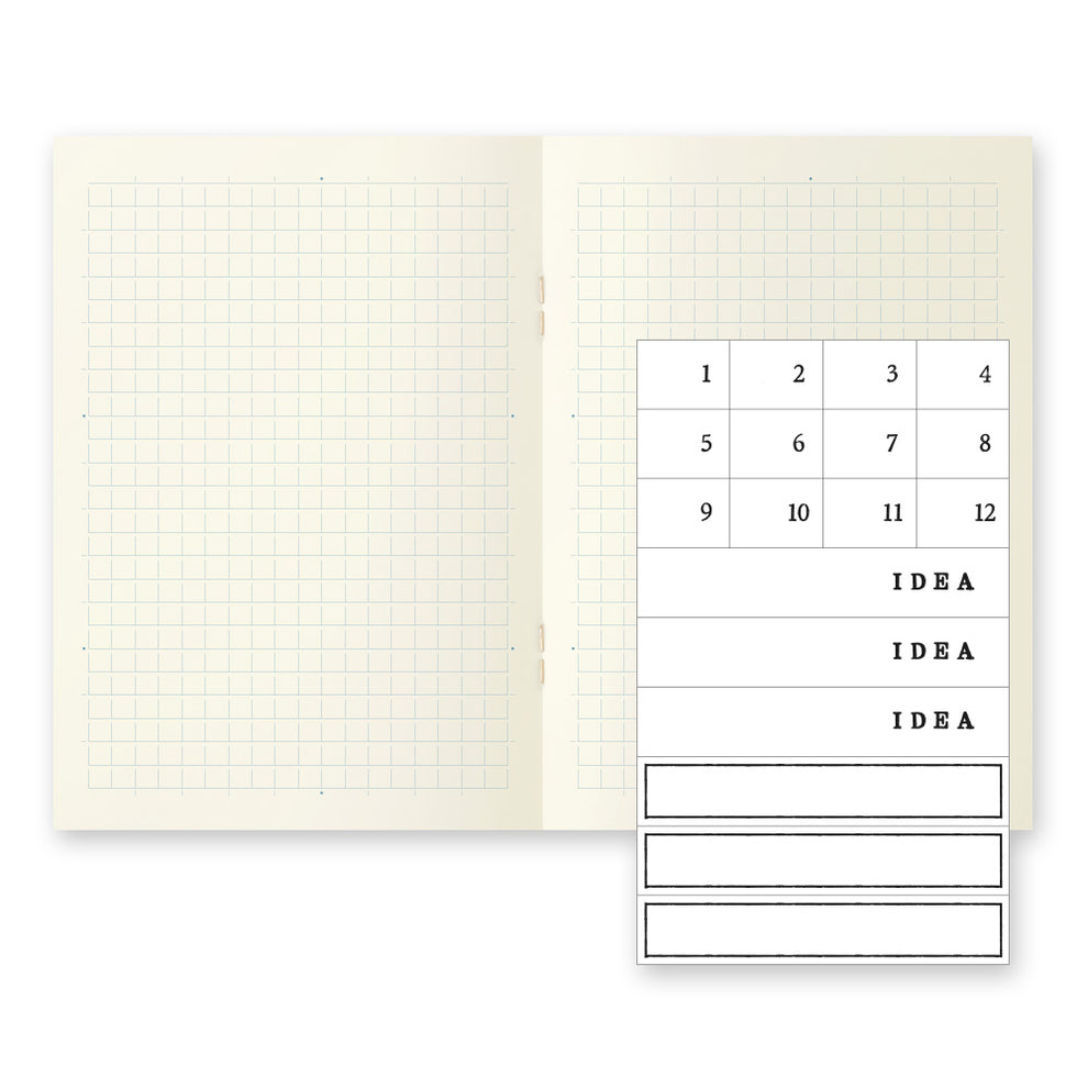 MD Notebook Light - A6 - Grid – Yoseka Stationery