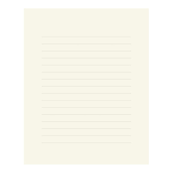 MD Letter Pad Horizontal - Ruled – Yoseka Stationery