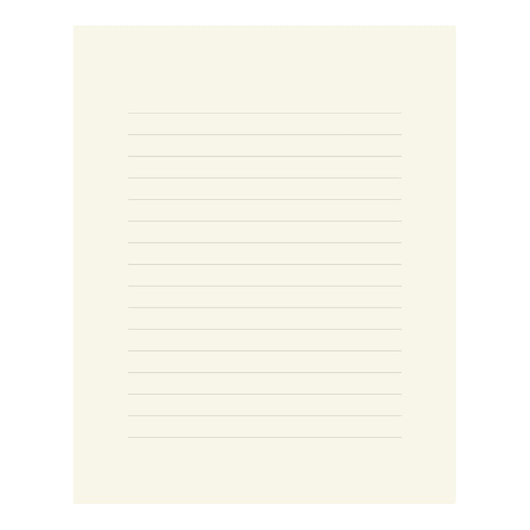 MD Letter Pad Horizontal - Ruled – Yoseka Stationery