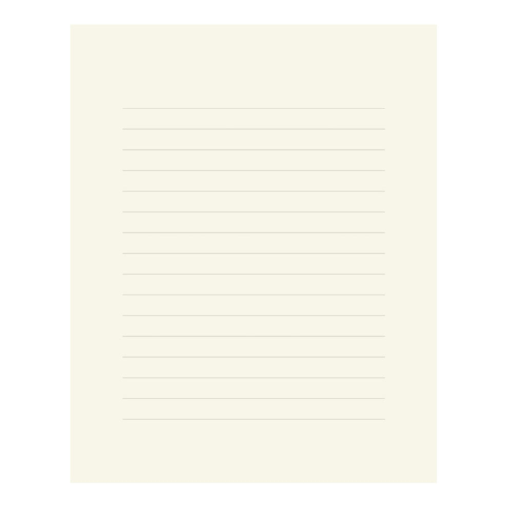 MD Letter Pad Horizontal - Ruled – Yoseka Stationery