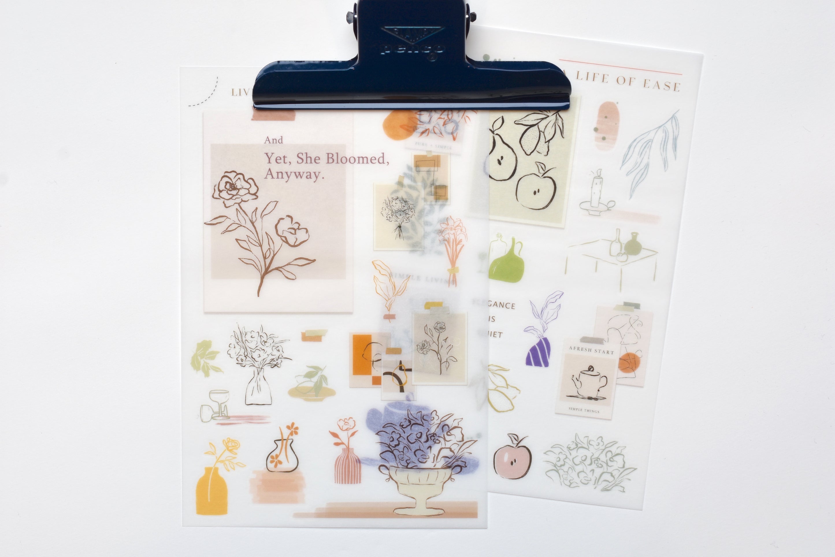 MU Print-On Stickers - #178 – Yoseka Stationery