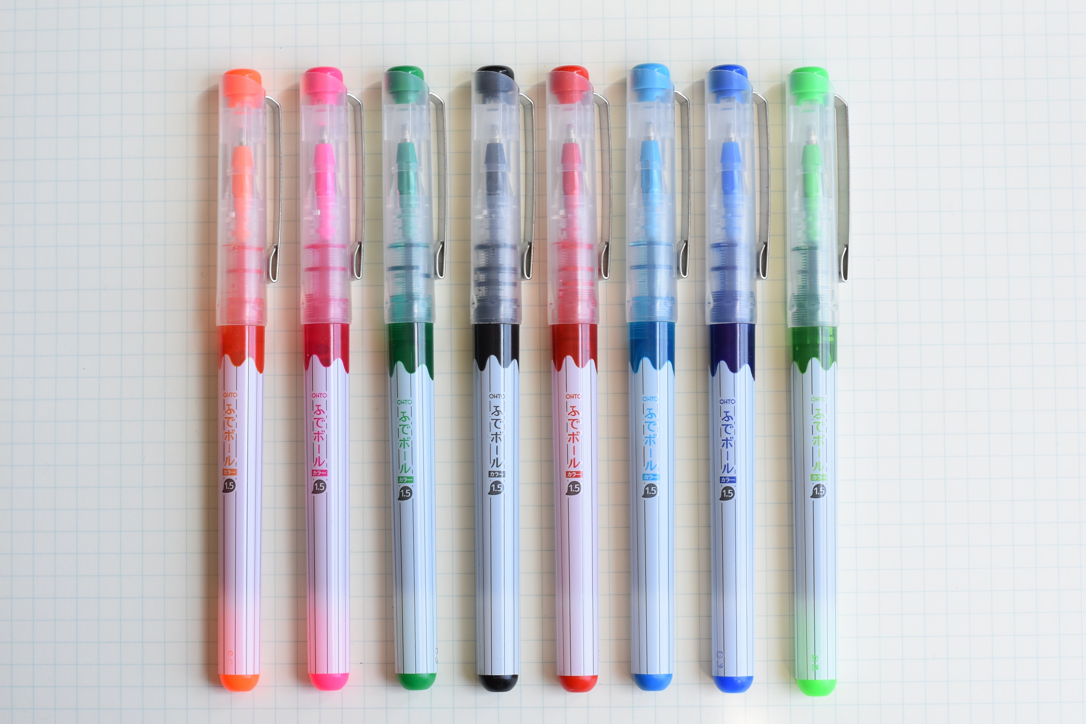 OHTO Fude Ball Rollerball Pen - 1.5mm – Yoseka Stationery