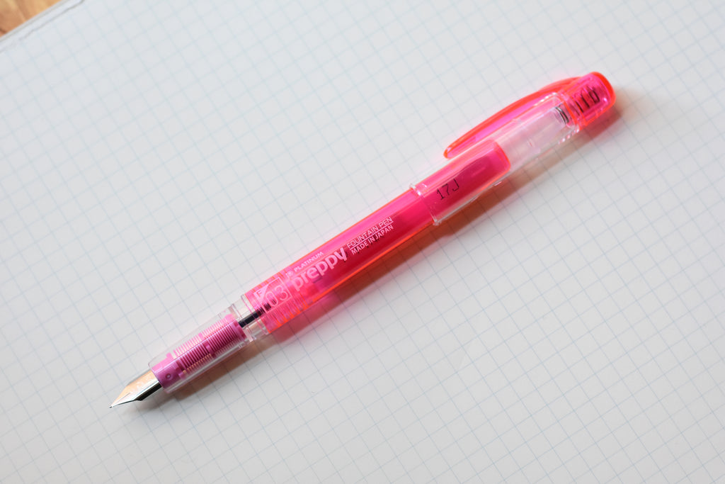 Platinum Preppy Fountain Pen - Pink – Yoseka Stationery