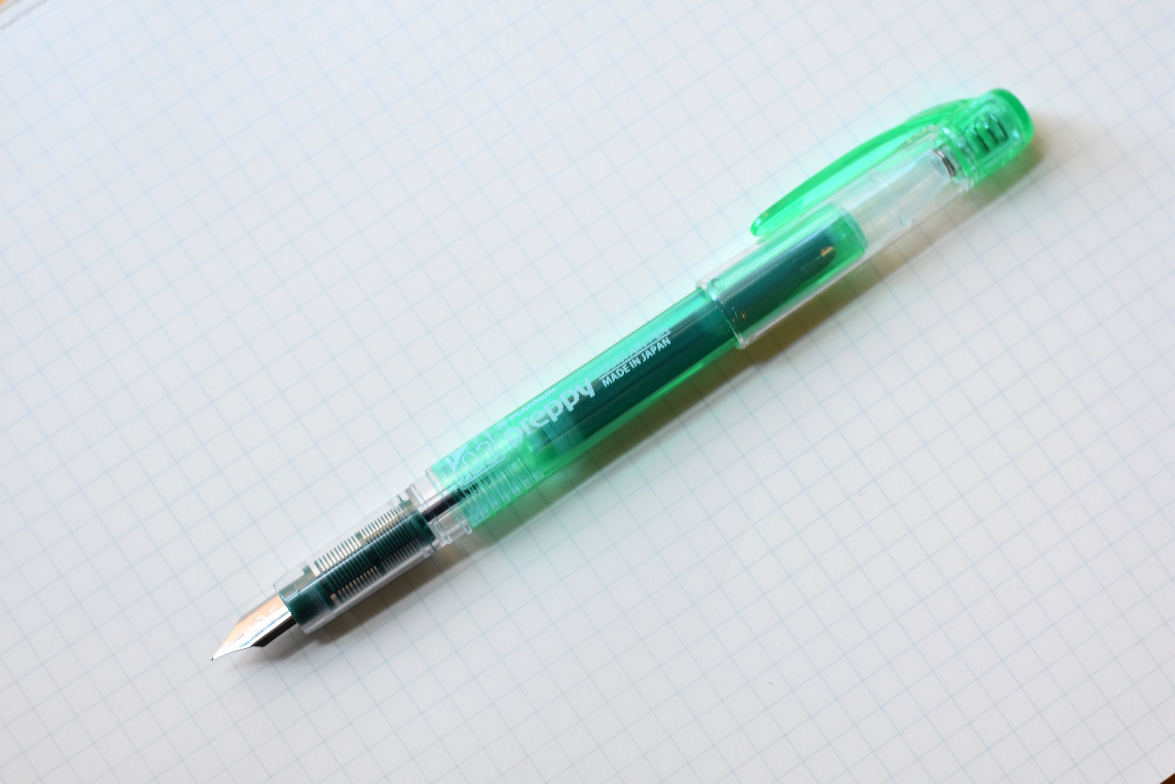 Platinum Preppy Fountain Pen - Green – Yoseka Stationery