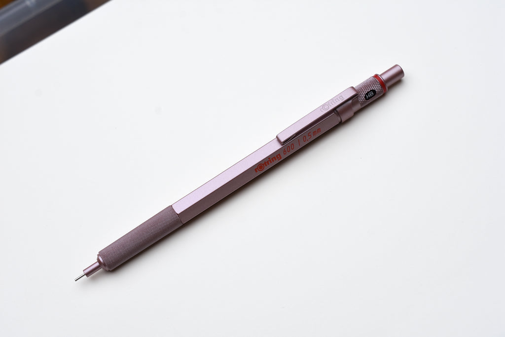 rOtring 600 Mechanical Pencil - 0.5mm - Rose Gold – Yoseka Stationery