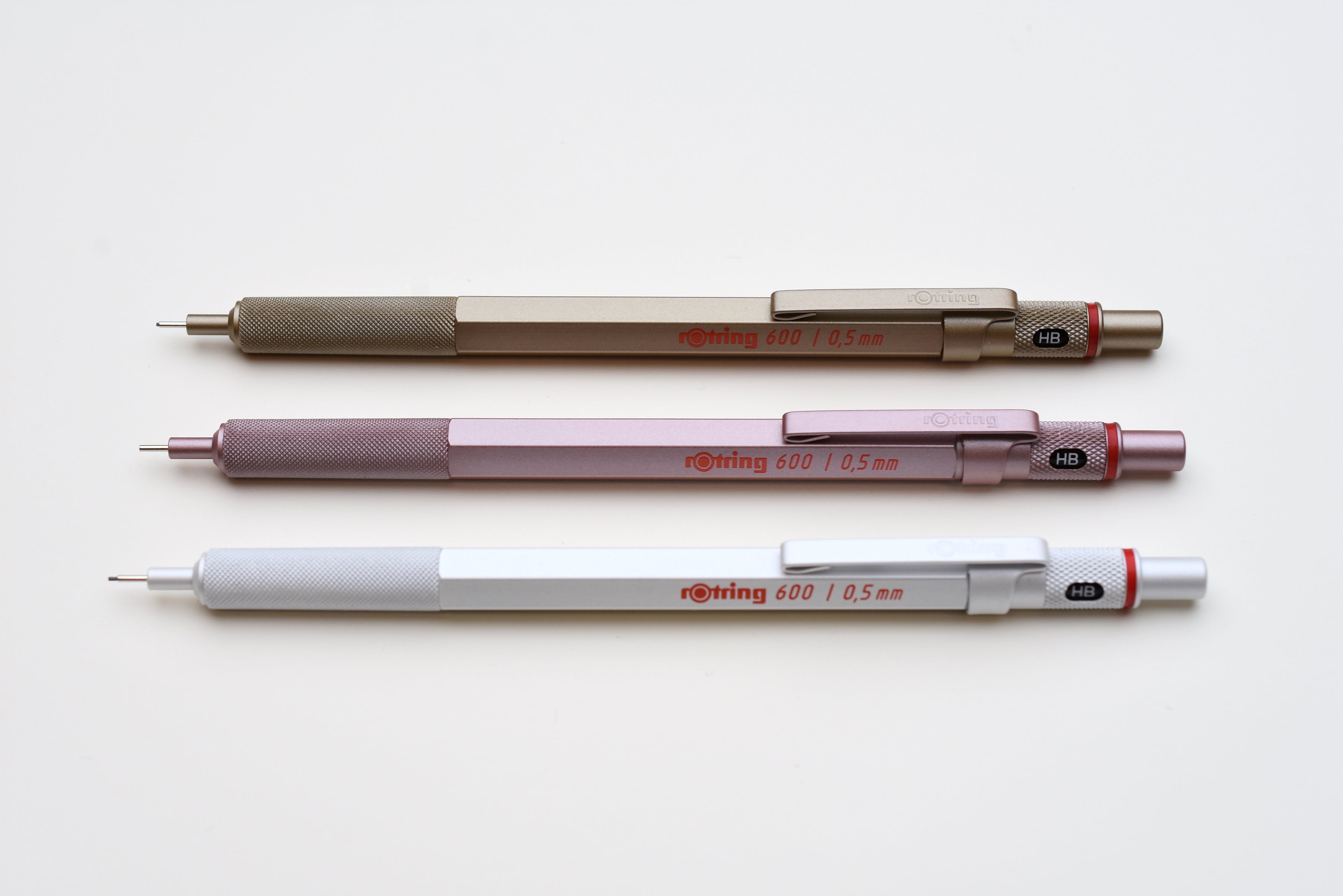 rOtring 600 Mechanical Pencil - 0.5mm - Rose Gold – Yoseka Stationery