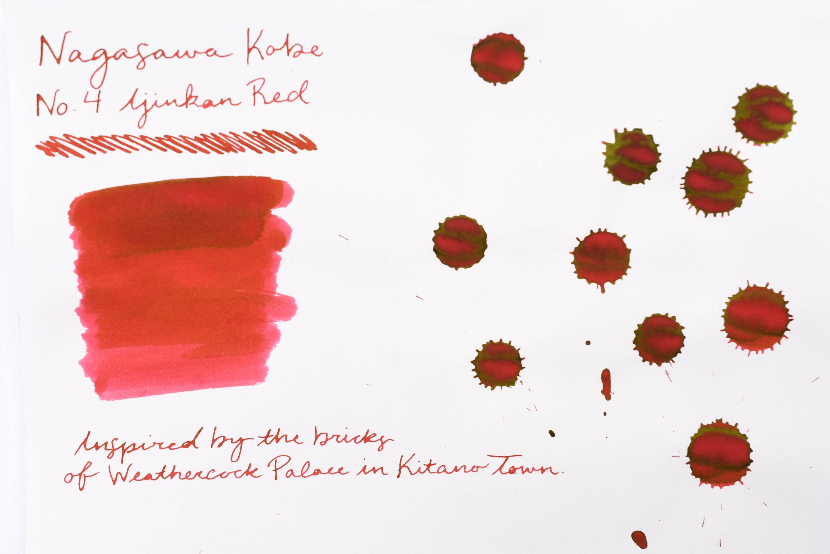 Nagasawa Kobe Ink No.4 Kitano Ijinkan Villa Red 北野異人館紅 – Yoseka Stationery