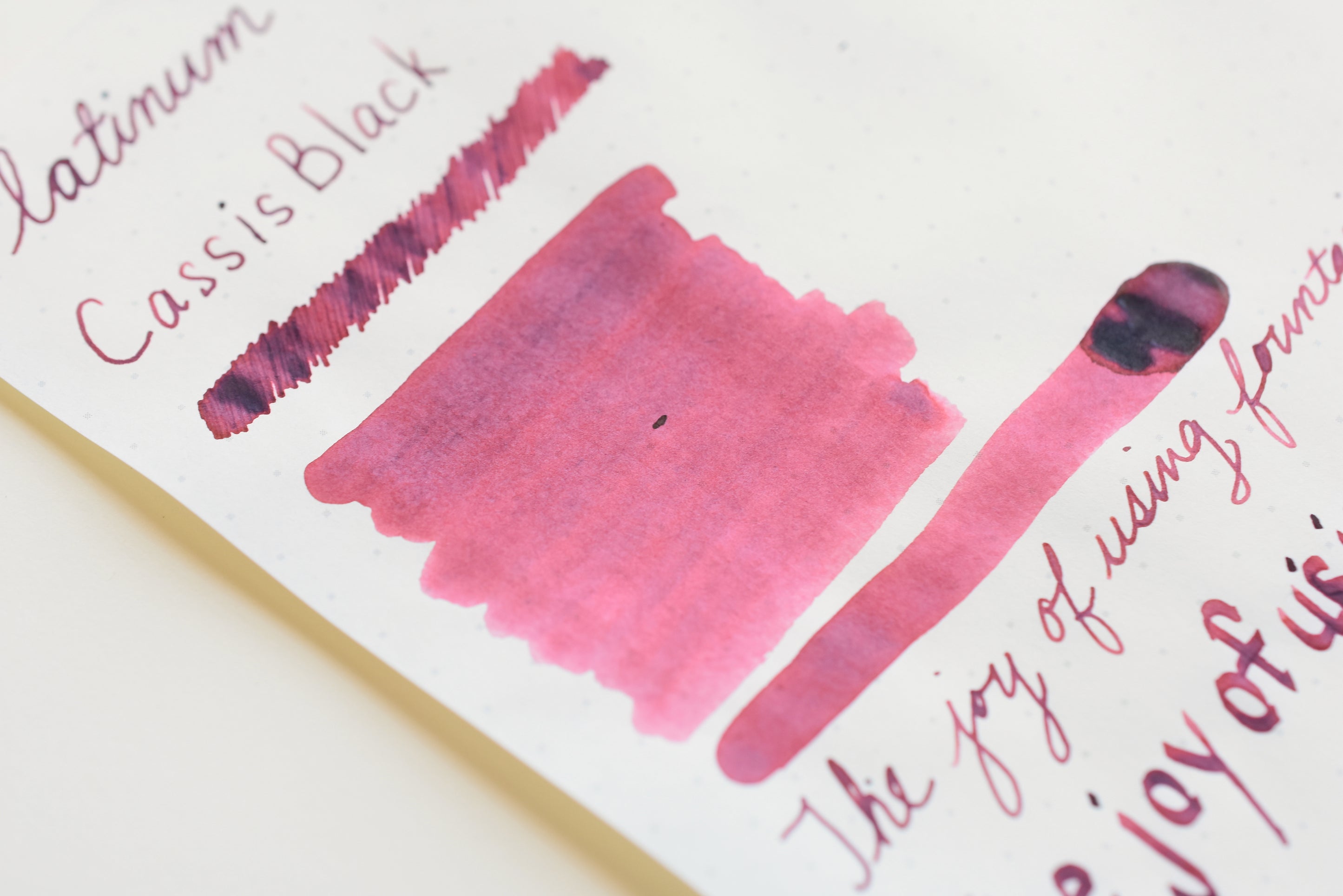 Platinum Classic Ink - Cassis Black – Yoseka Stationery