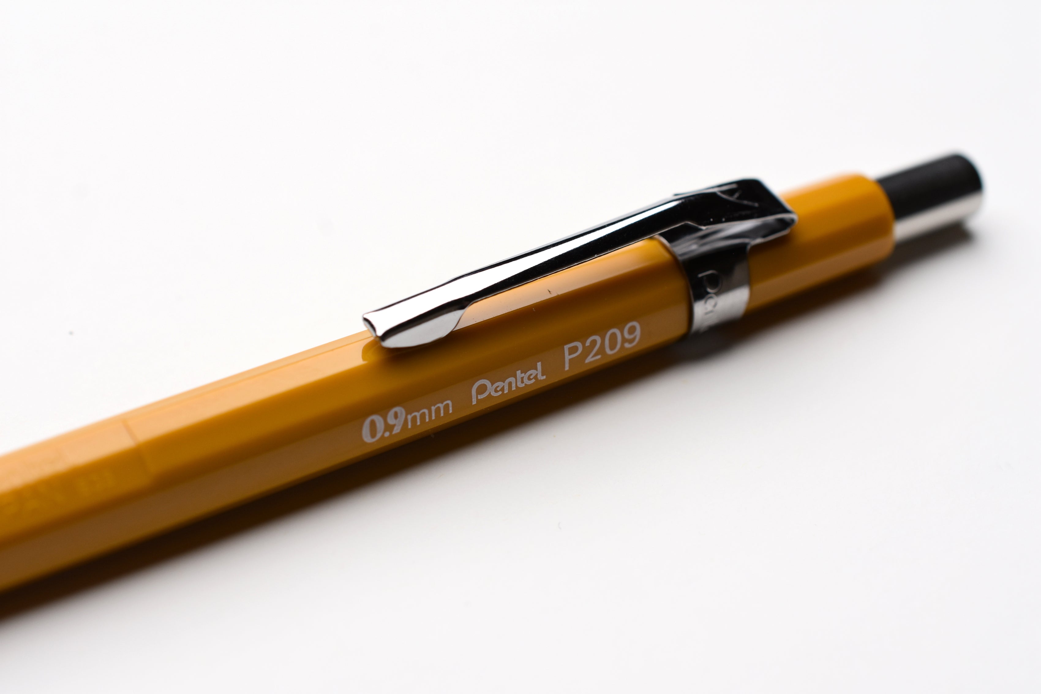 Pentel P209 Mechanical Pencil - Yellow - 0.9mm – Yoseka Stationery