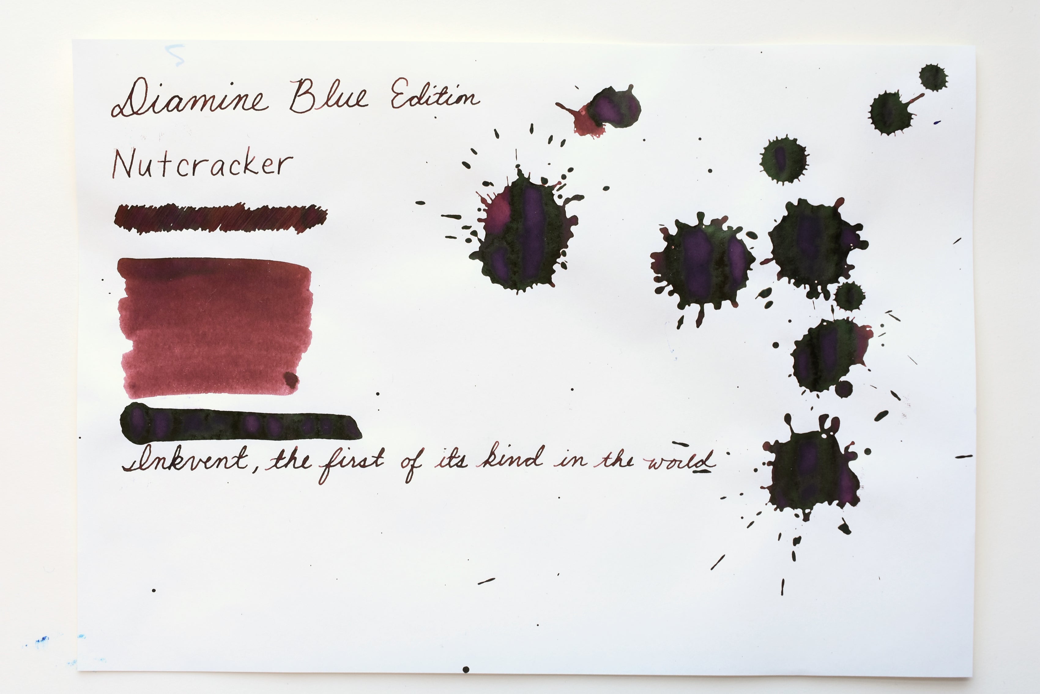 Ink Sample - Diamine Blue Edition – Yoseka Stationery
