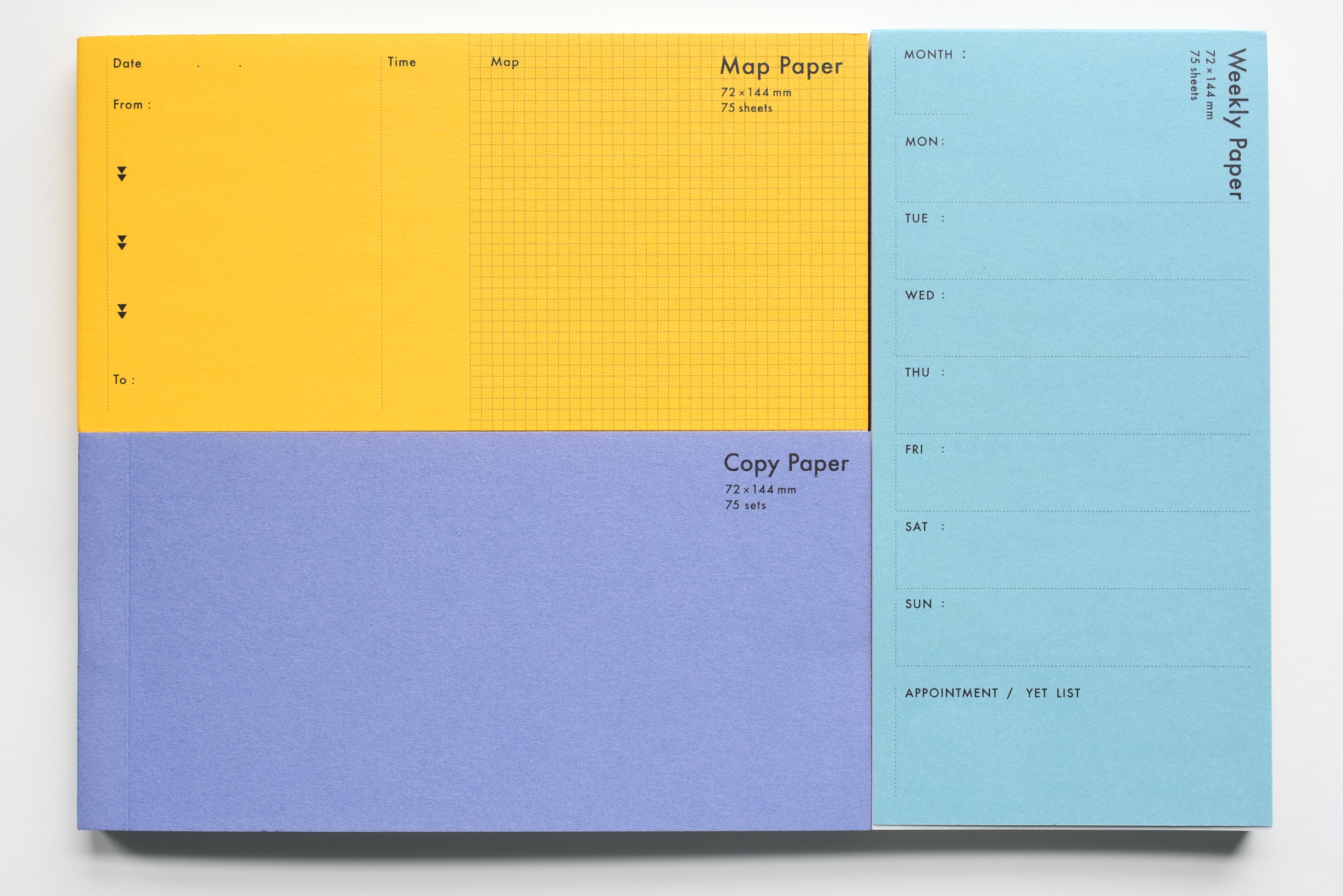 Classiky - Drop Around Function Paper Pad – Yoseka Stationery