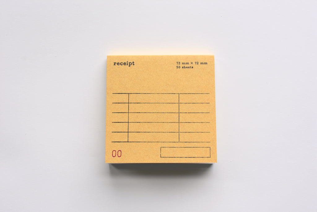 Classiky - Drop Around Receipt Pad – Yoseka Stationery