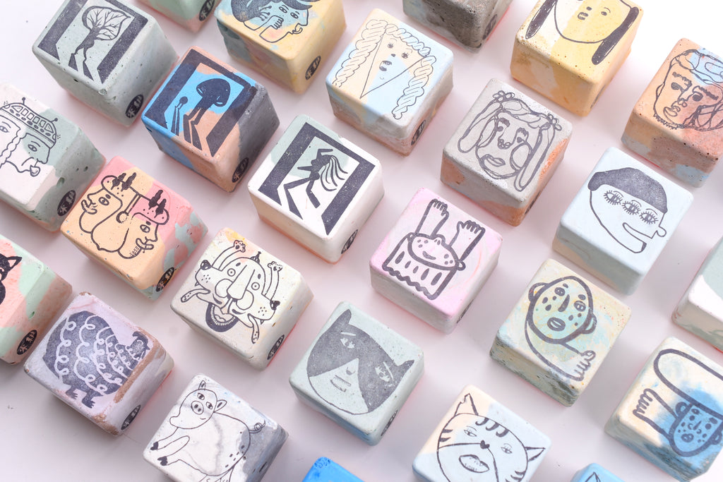 Dan Wei Industry - Cement Rubber Stamp - Characters – Yoseka Stationery