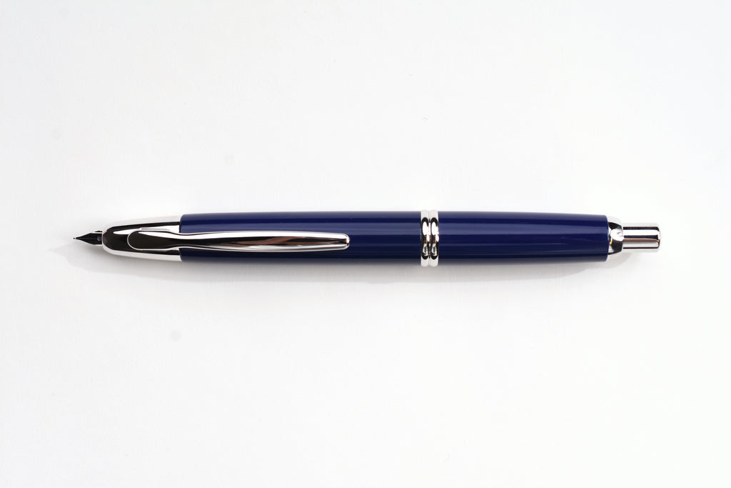 Pilot Vanishing Point - Blue - Rhodium Trim – Yoseka Stationery