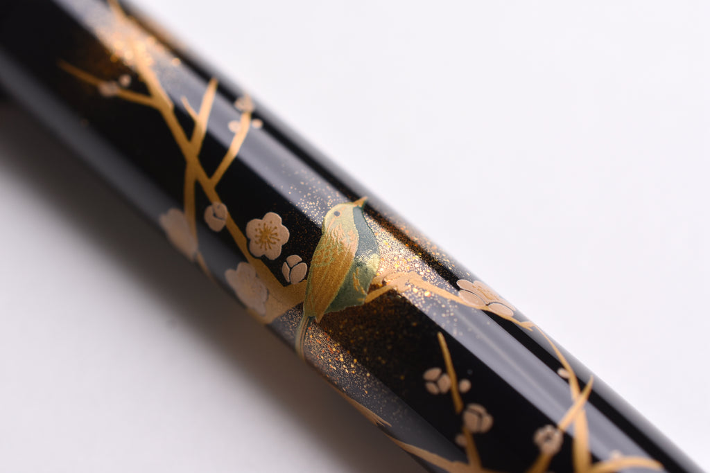 Pilot Namiki Yukari Maki-e Fountain Pen - Apricot Tree and Warbler ...