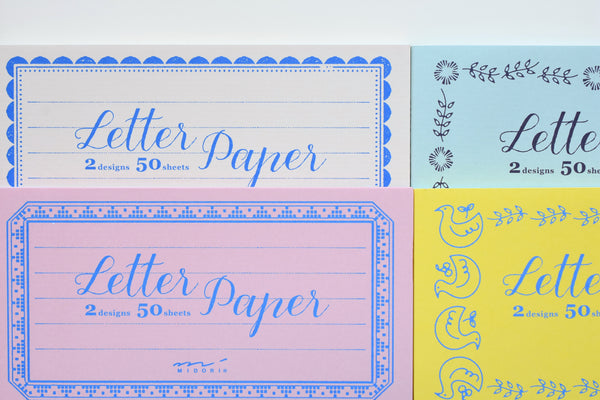 Midori Letter Paper Pads – Yoseka Stationery