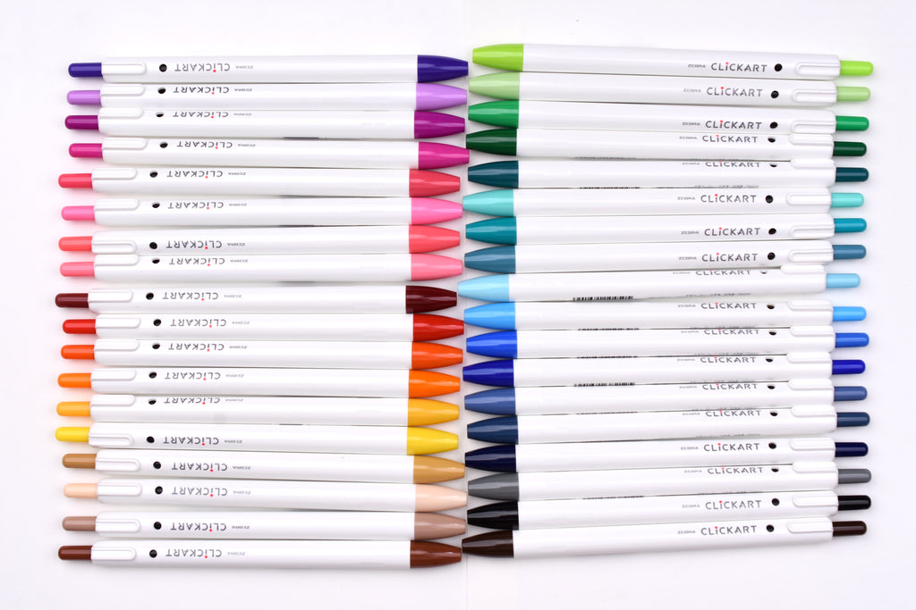 Zebra CLiCKART Retractable Marker Pen – Yoseka Stationery