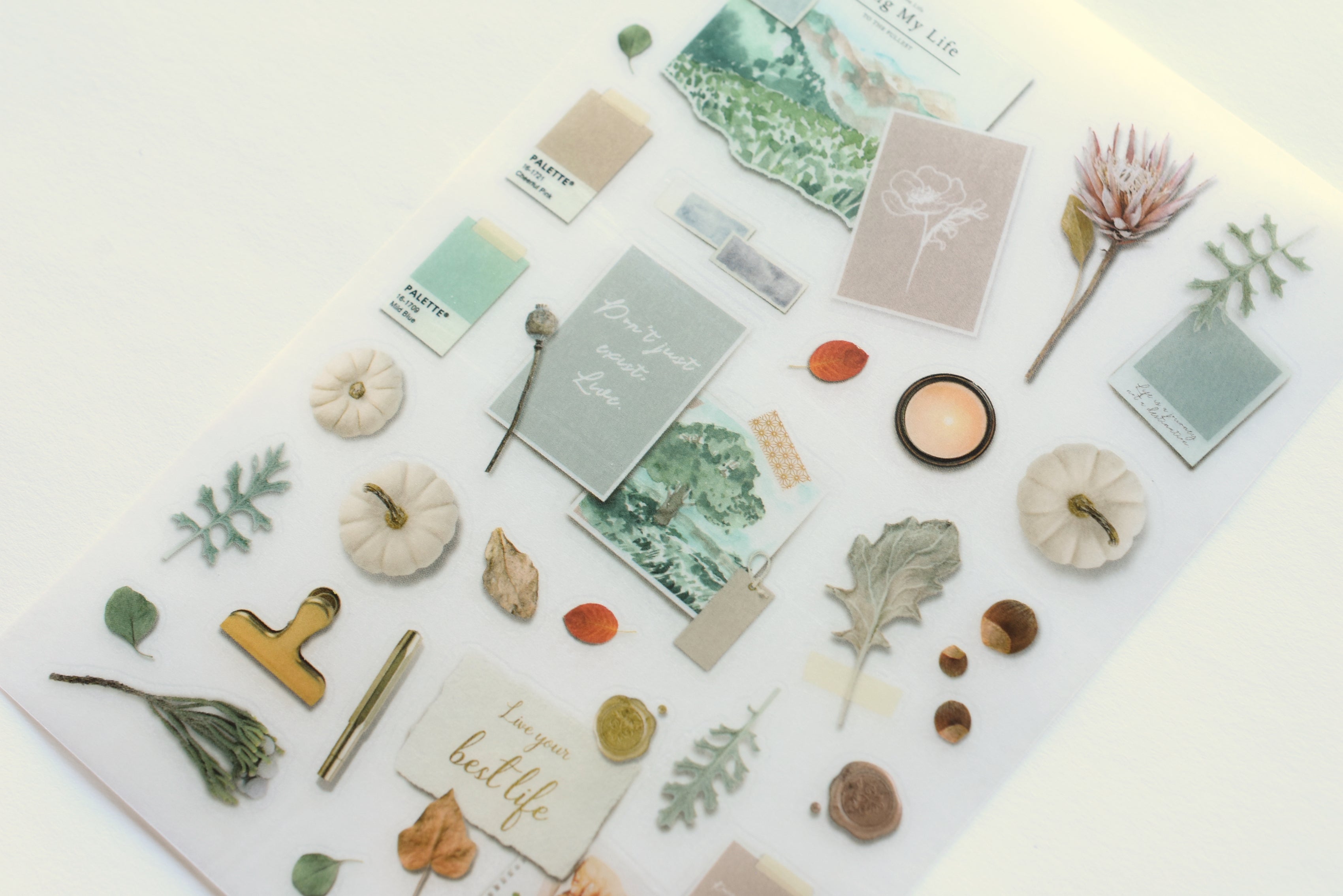 MU Print-On Stickers - Journal Page - #138 – Yoseka Stationery
