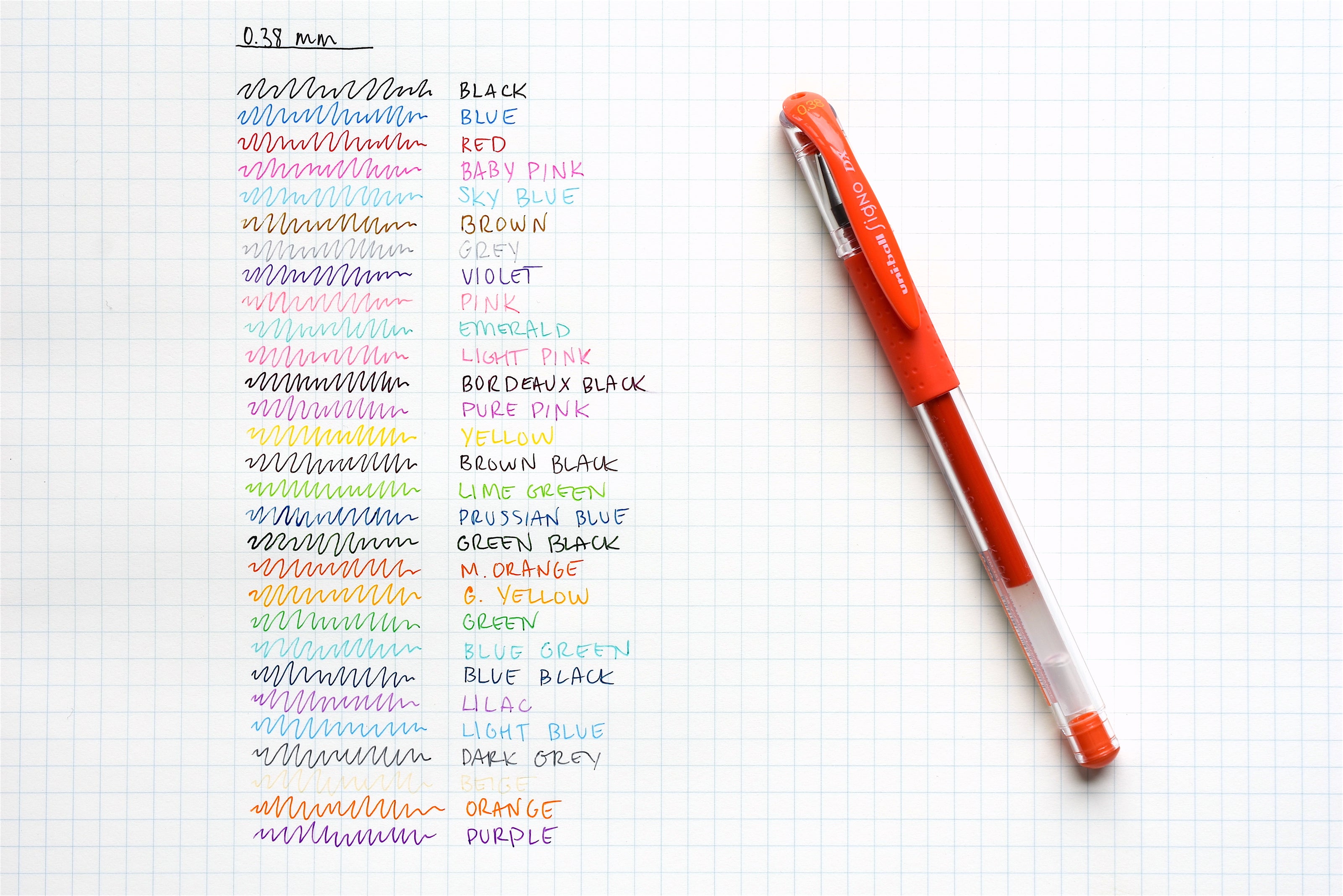 Uni-ball Signo - 0.38mm – Yoseka Stationery