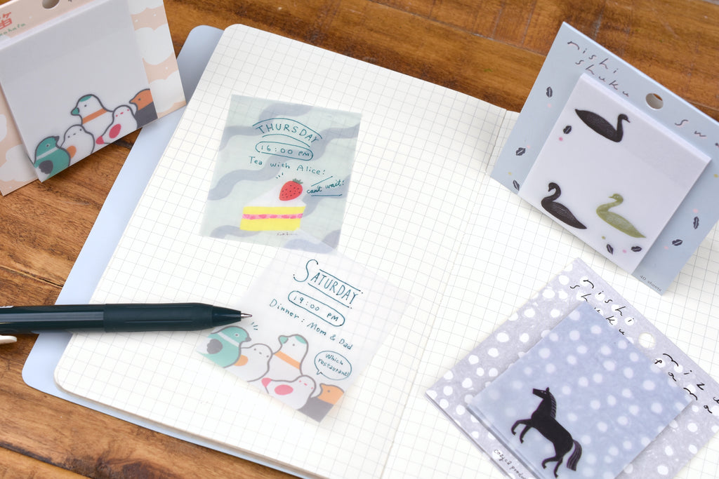 Cozyca - Nishi Shuku Sticky Notes – Yoseka Stationery