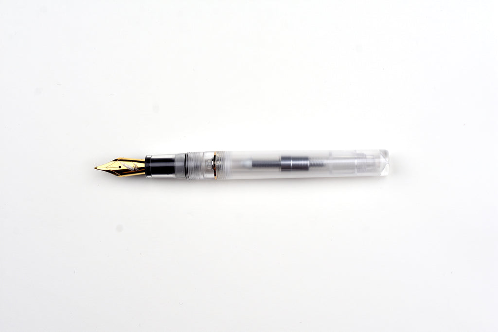 Fine Writing International Fenestro Fountain Pen - Demonstrator Gold T – Yoseka Stationery