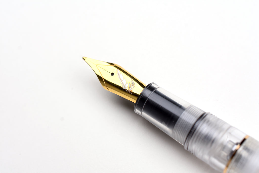 Fine Writing International Fenestro Fountain Pen - Demonstrator Gold T – Yoseka Stationery