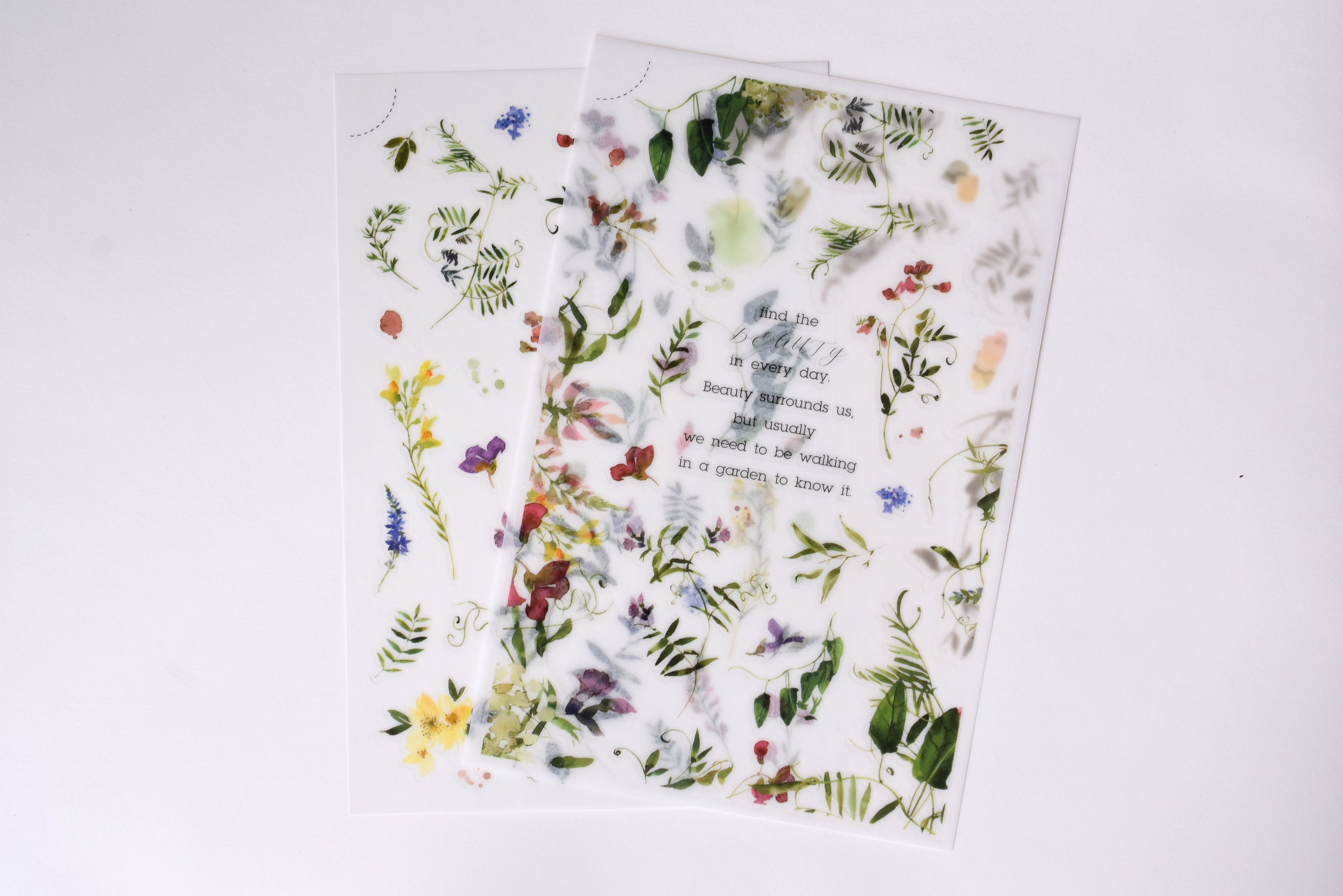 MU Print-On Stickers - Find the Beauty - #145 – Yoseka Stationery