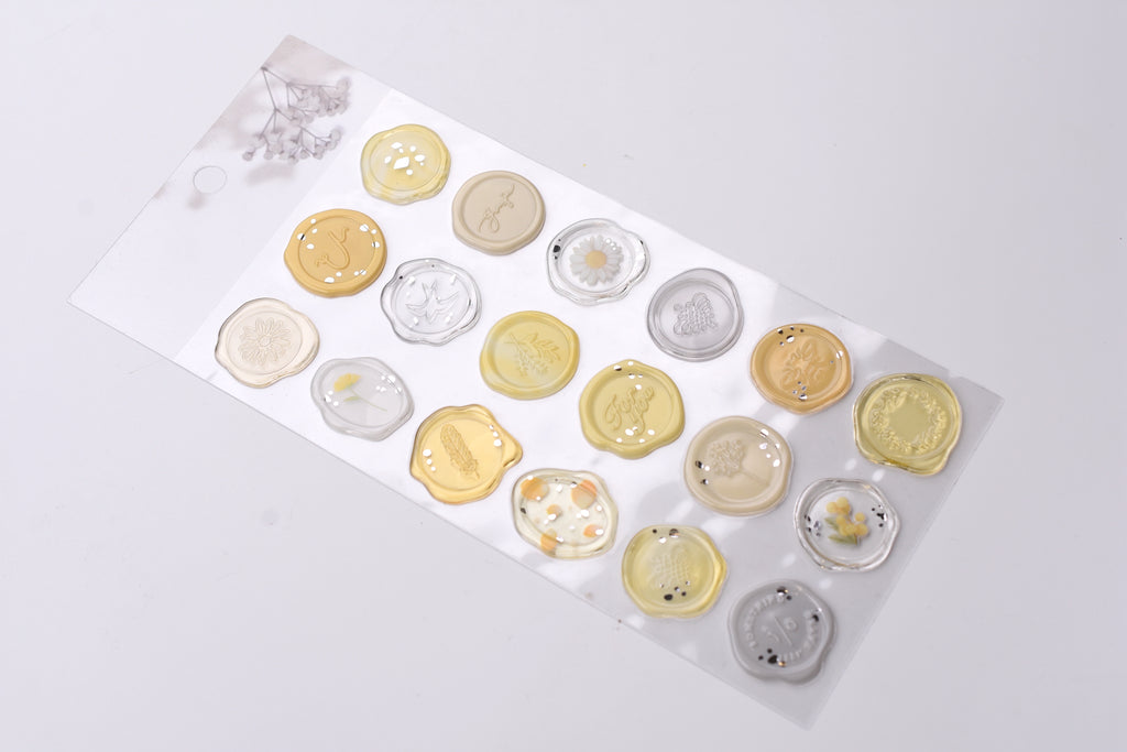 Sealing Dear Clear Sticker - Ivory – Yoseka Stationery