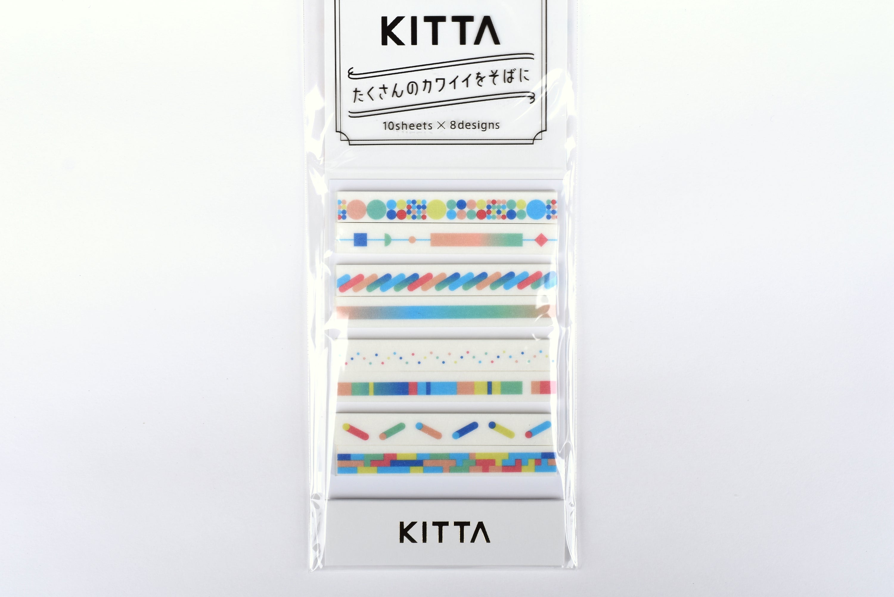 Kitta Portable Washi Tape - Slim - Color Bar – Yoseka Stationery