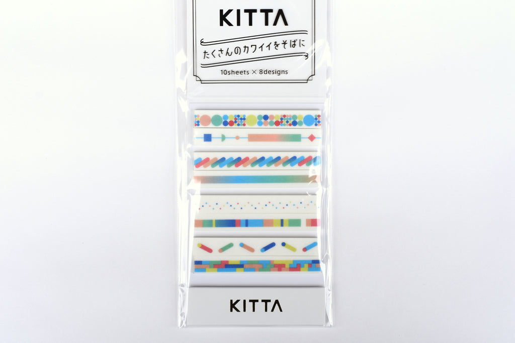 Kitta Portable Washi Tape - Slim - Color Bar – Yoseka Stationery
