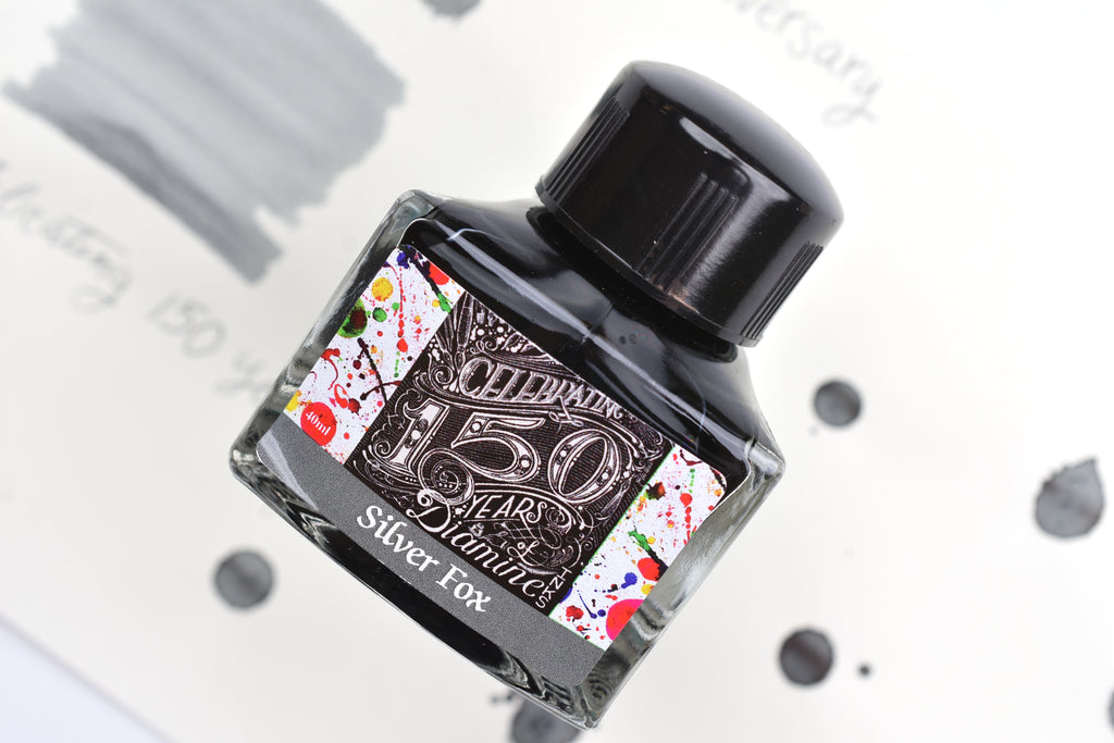 Diamine Fountain Pen Ink - 150th Anniversary Series - Silver Fox ...