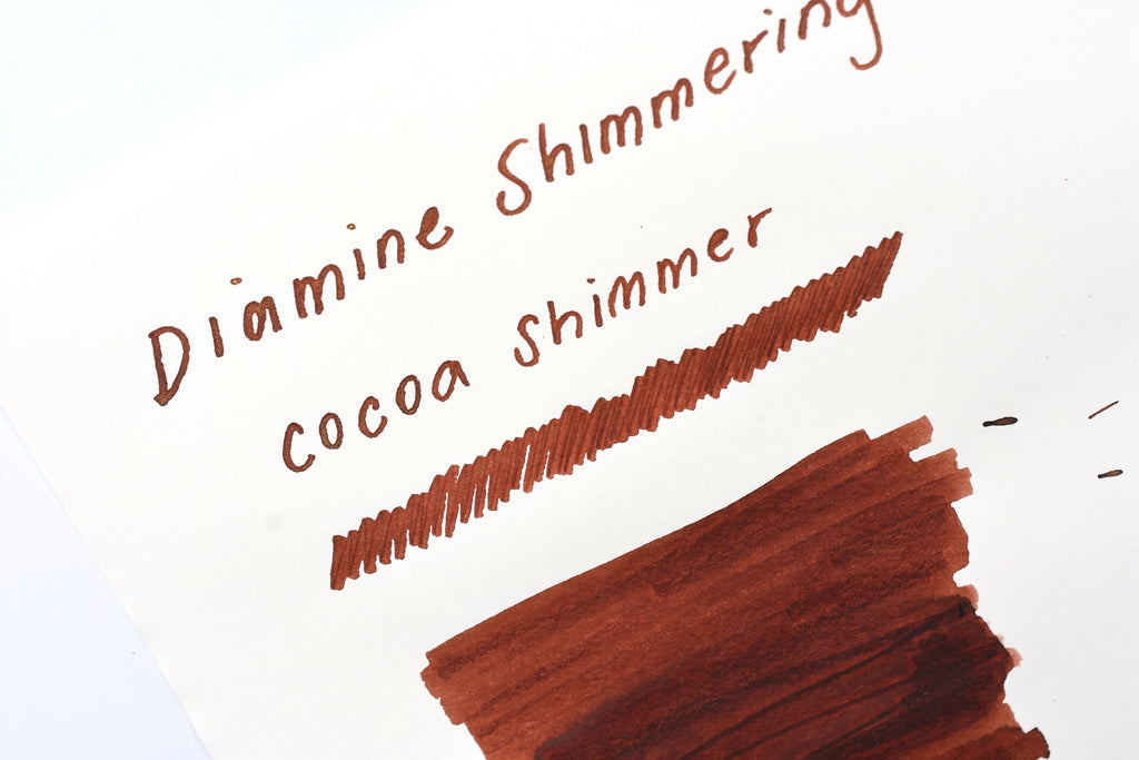 Diamine Shimmer Ink - Cocoa Shimmer - 50mL – Yoseka Stationery