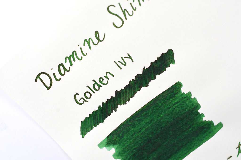 Diamine Shimmer Ink - Golden Ivy - 50mL – Yoseka Stationery