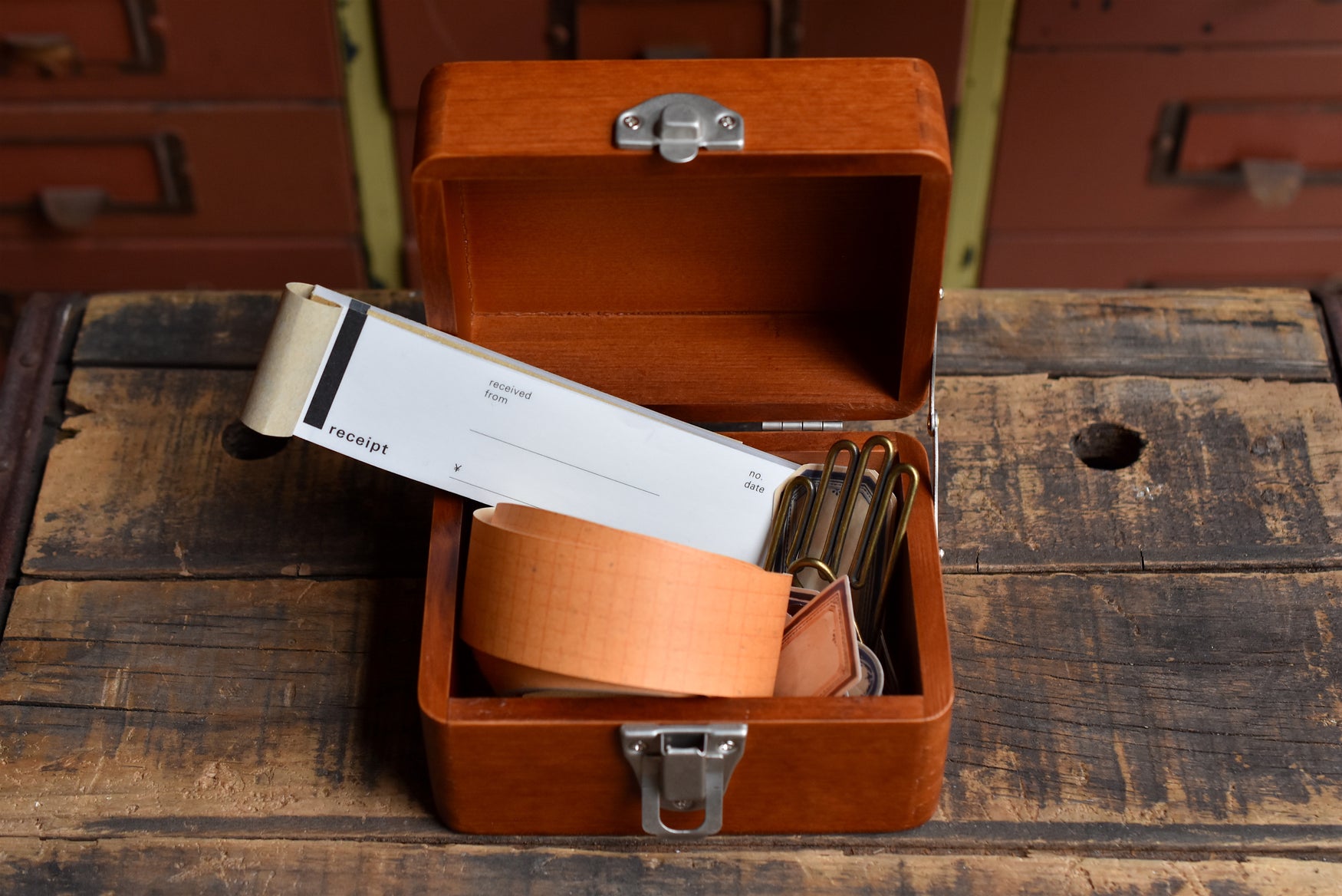 Classiky - Toga Wood Small Box – Yoseka Stationery