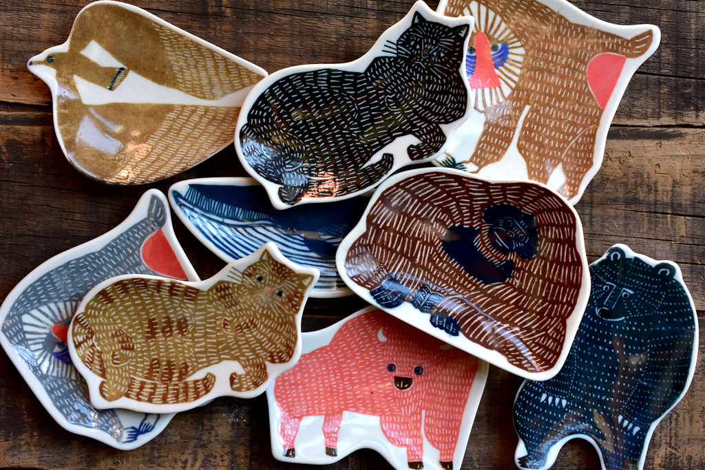 Classiky - kata kata Small Dish - Animal – Yoseka Stationery