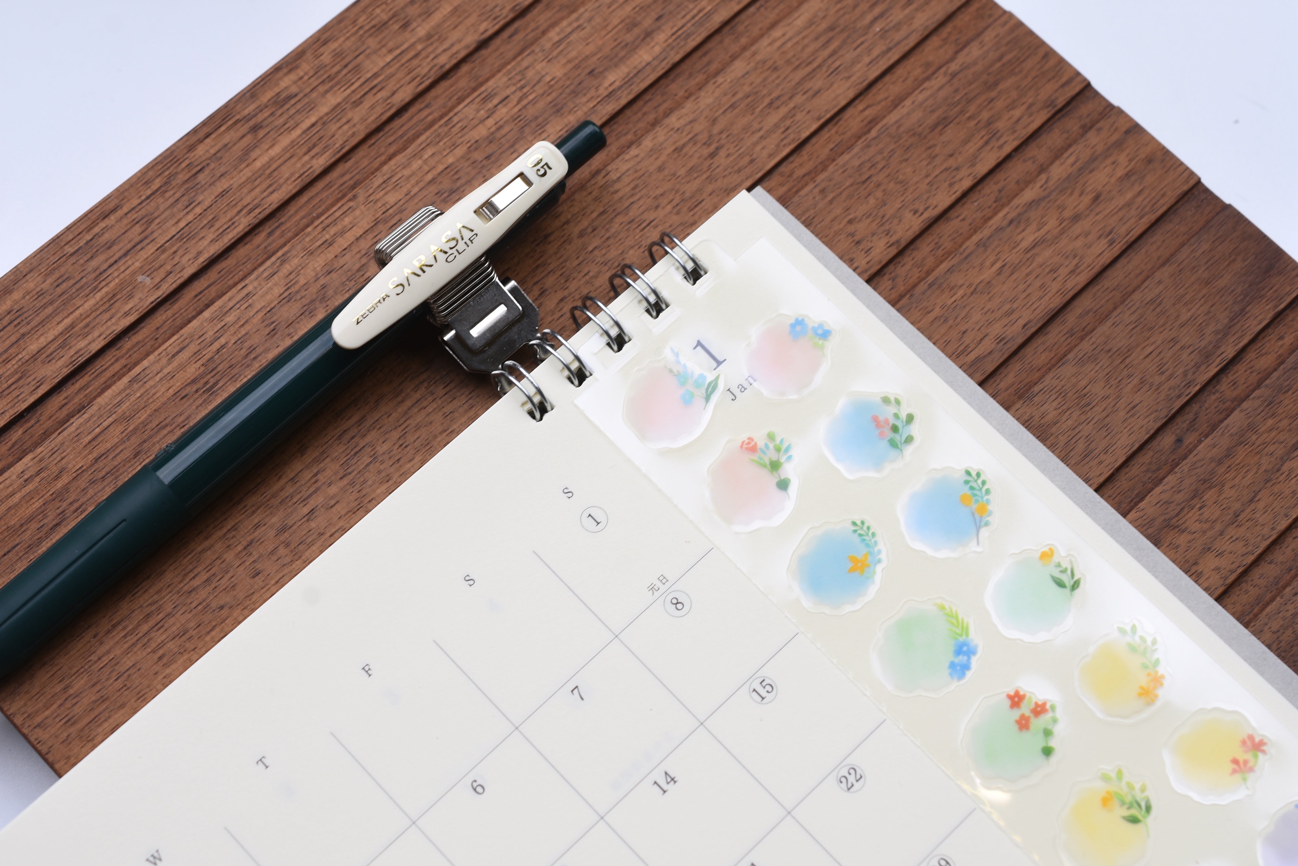 Midori Calendar Penholder look – Yoseka Stationery